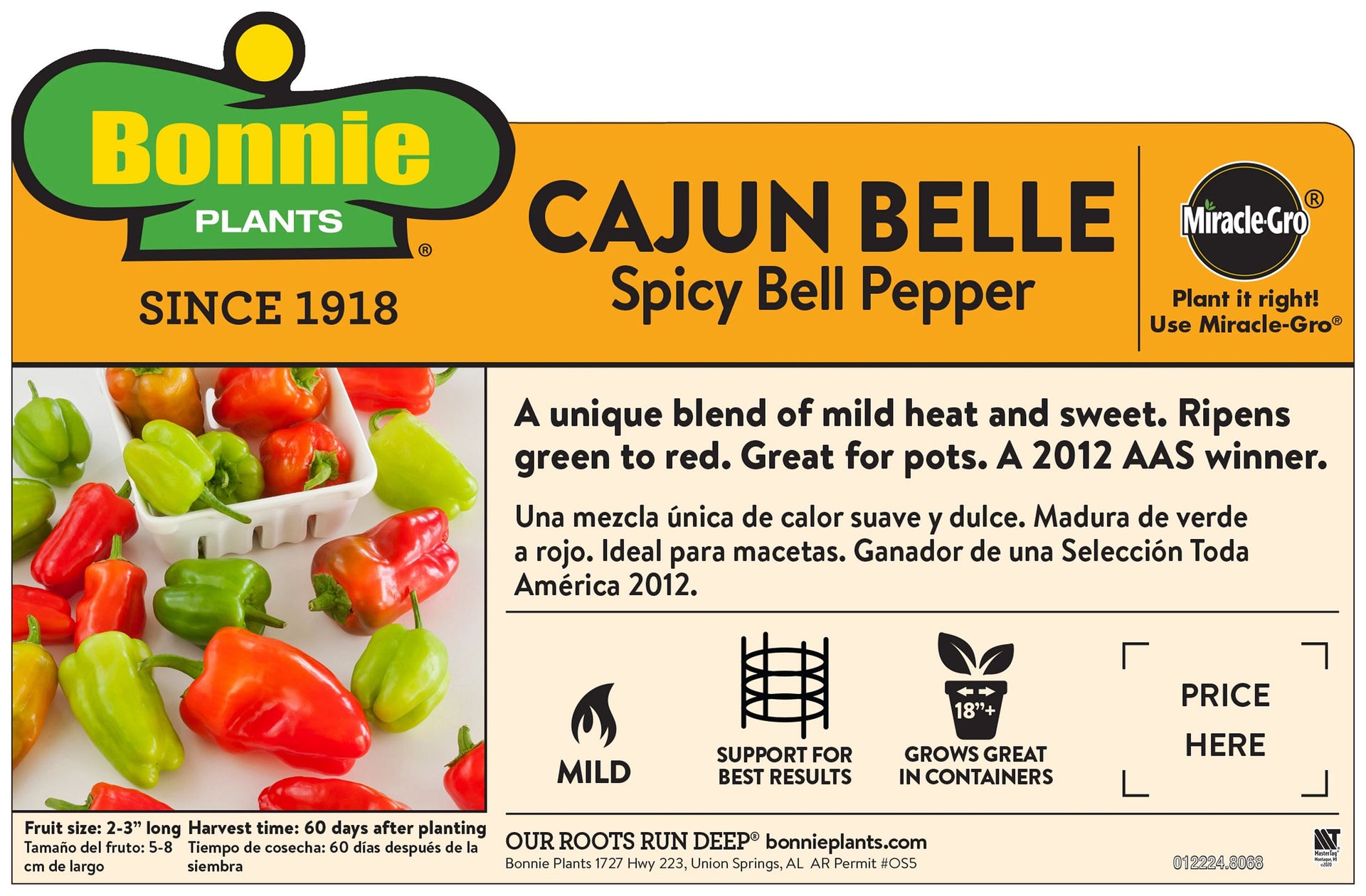 Bonnie Plants® Cajun Belle Pepper